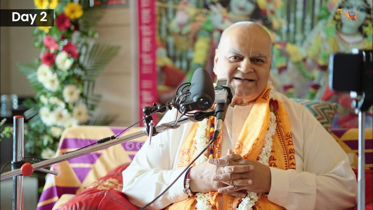 Day 2 | Shrimad Bhagwat Katha | HG Sarvabhauma Prabhu Ji | ISKCON Sikar - YouTube