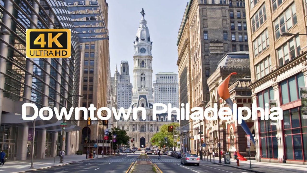 Downtown Philadelphia Walking Tour | 4k Video - YouTube