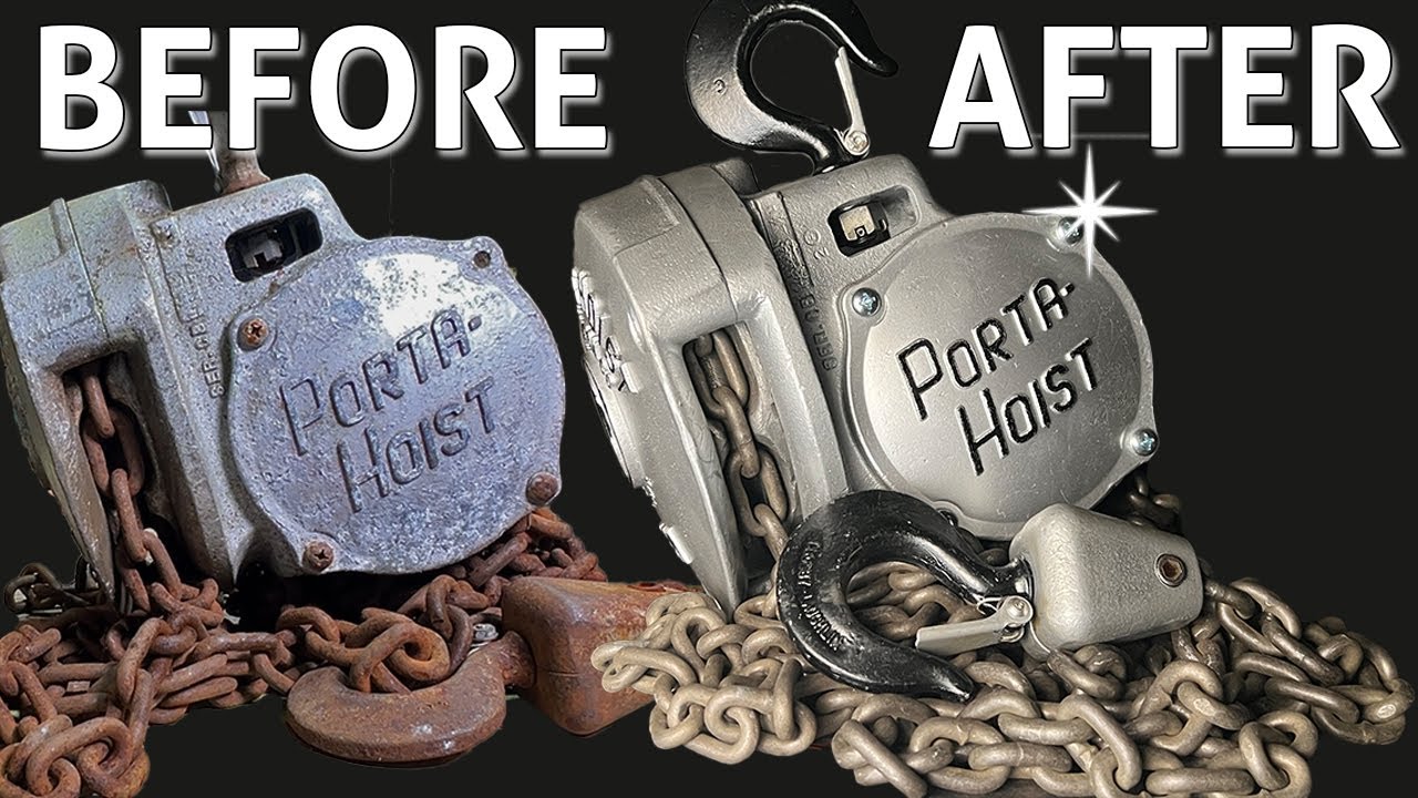 Chain Hoist Restoration And How It Works - Coffing Hoist - YouTube