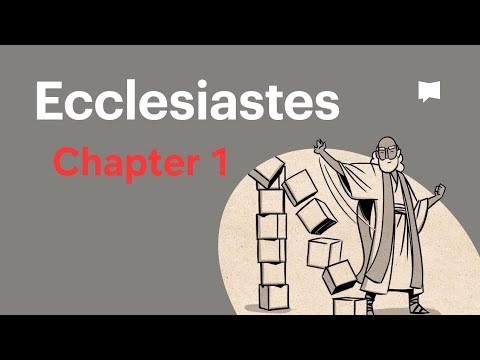 Ecclesiastes - Chapter 1 - YouTube