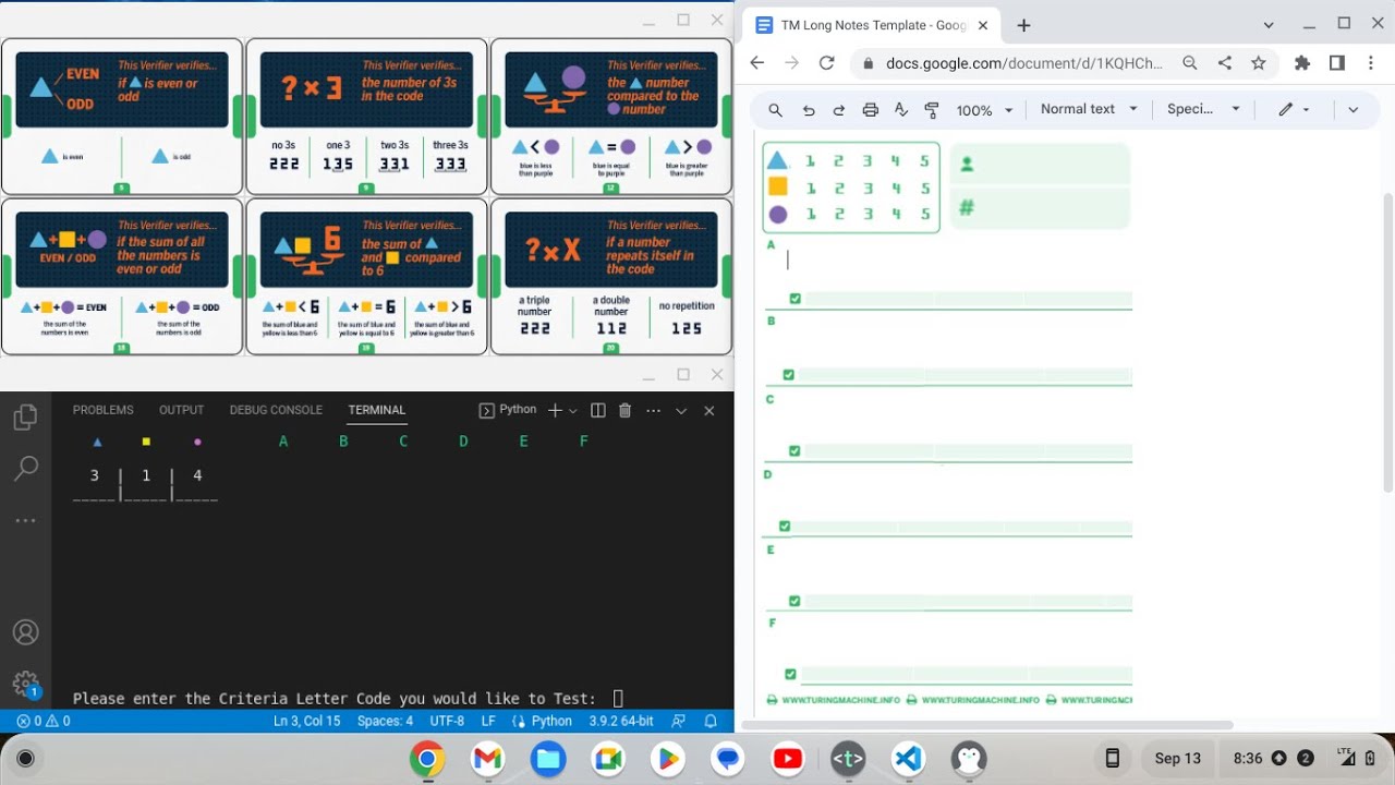 Daily Turing Machine Puzzle on 13 Sep 2024 - Puzzle Id: B65AOHQ # ...