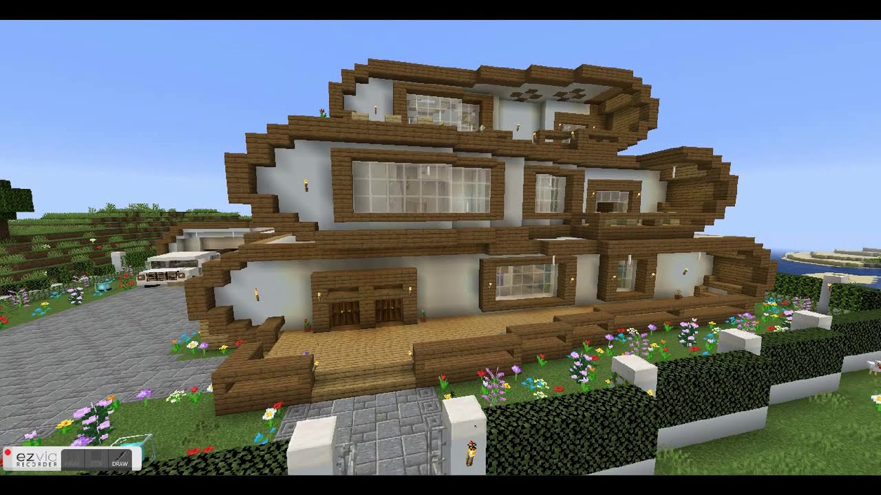 Minecraft: Futuristic House + Download - YouTube