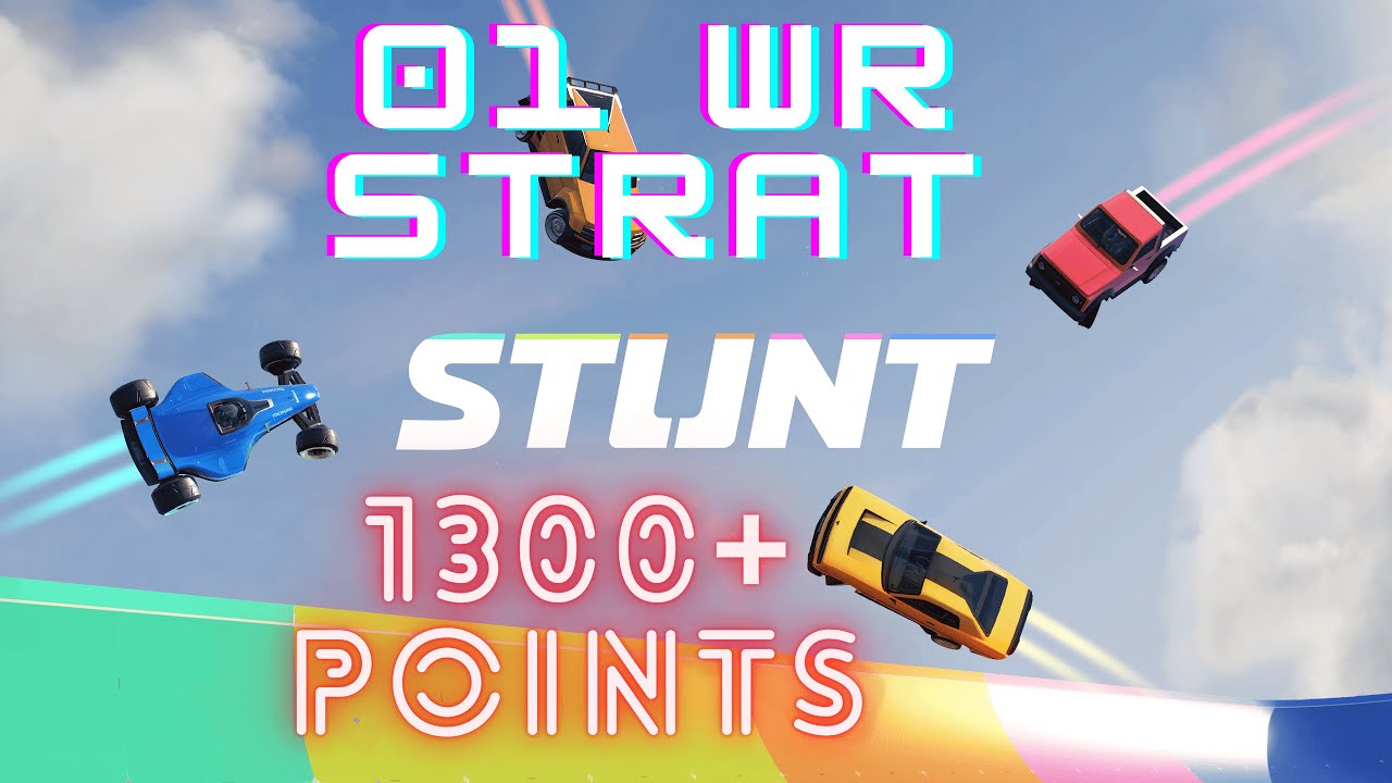 1300+ pts strategy // MAP 01 // Trackmania 2020 Stunt Campaign - YouTube