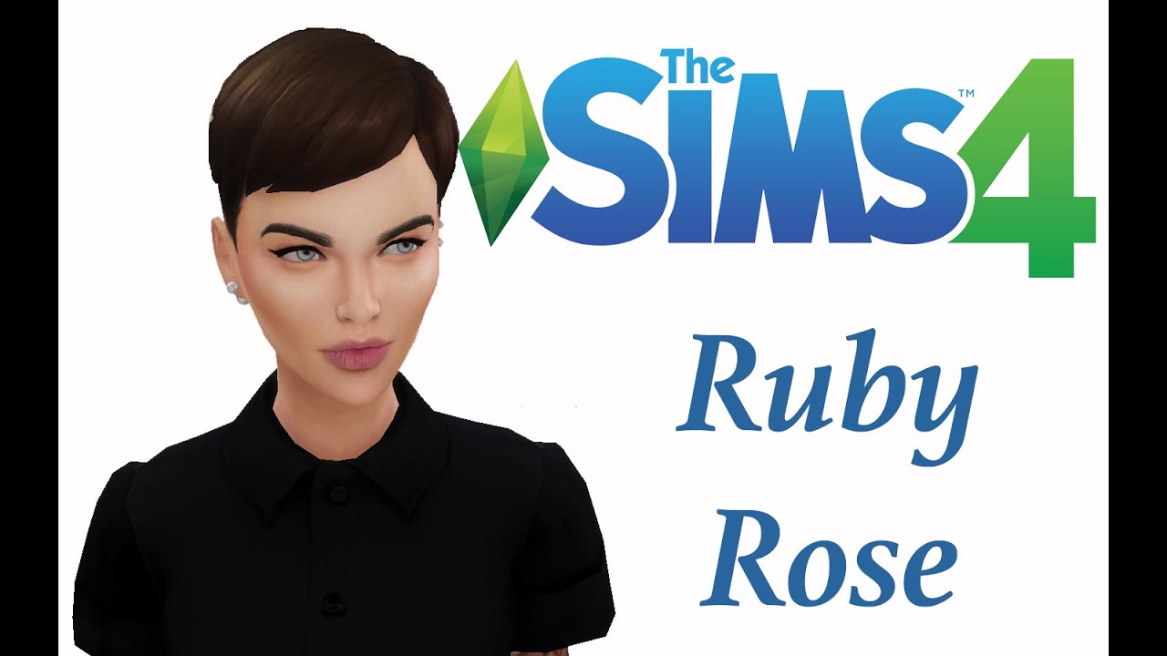 TS4 Celebrities Corner: DOWNLOAD Ruby Rose in The Sims 4! - YouTube