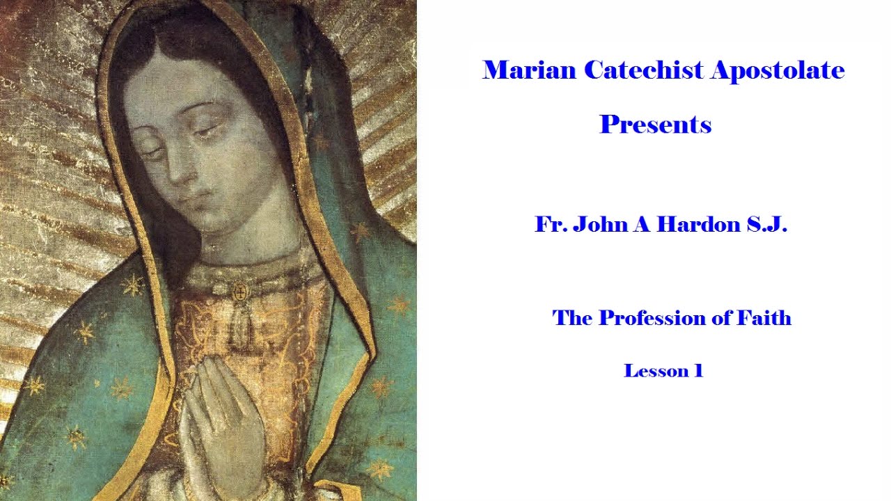 The Profession of Faith 01 - YouTube
