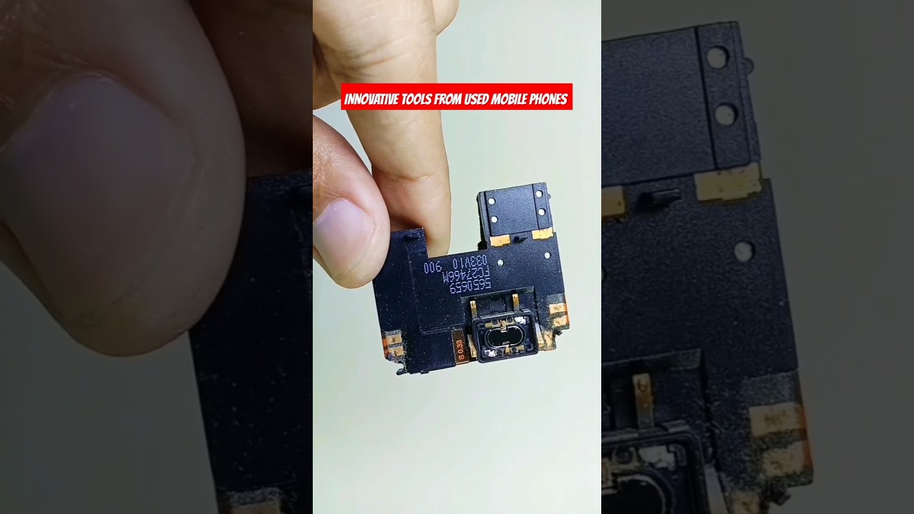 HOW TO ASSEMBLE A UNIQUE TOOL FROM USED MOBILE PHONE COMPONENTS - YouTube