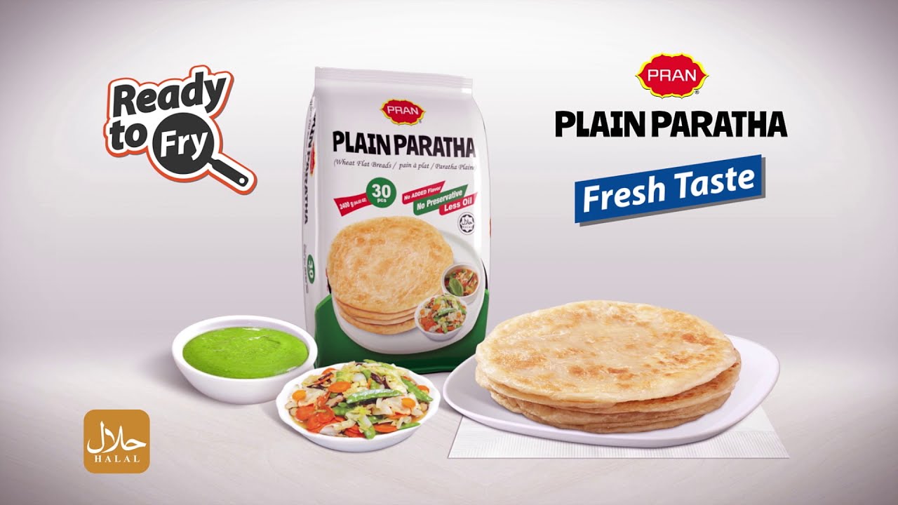 PRAN Frozen Food | Plain Paratha - YouTube