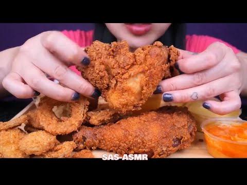 ASMR || CRUNCHY FRIED CHICKEN || (ASMR EATING SOUND) || NO TALKING ONLY ...