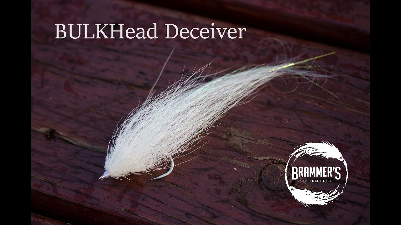 Fly Tying: Beginner Predator Flies - Part 2: BULKHead Deceiver - YouTube