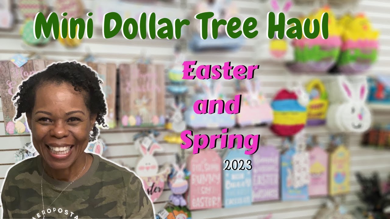 Mini Dollar Tree Haul | Easter and Spring | Amazing New Dollar Tree ...