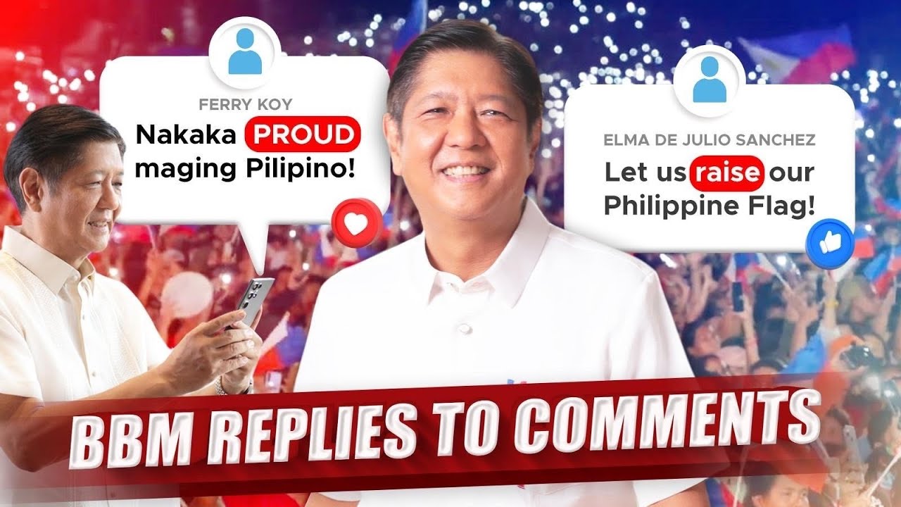 BBM VLOG #213: BBM Replies to Comments | Bongbong Marcos - YouTube