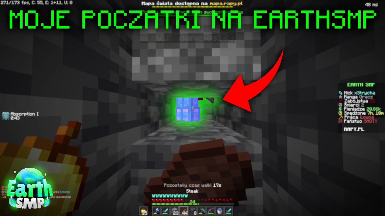 ZAGRAŁEM NA EARTH SMP NA RAPY.PL - YouTube