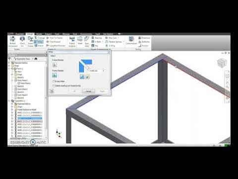 Autodesk Inventor | Frame Generator/Insert Frame - YouTube