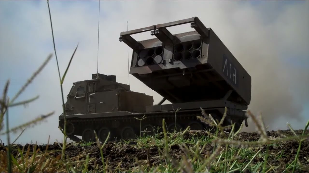 MLRS Live fire June 2012 - YouTube