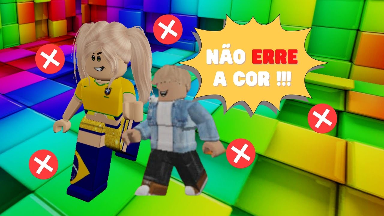 NÃO PODE ERRAR A COR - COLOR BLOCK RACE ROBLOX - YouTube