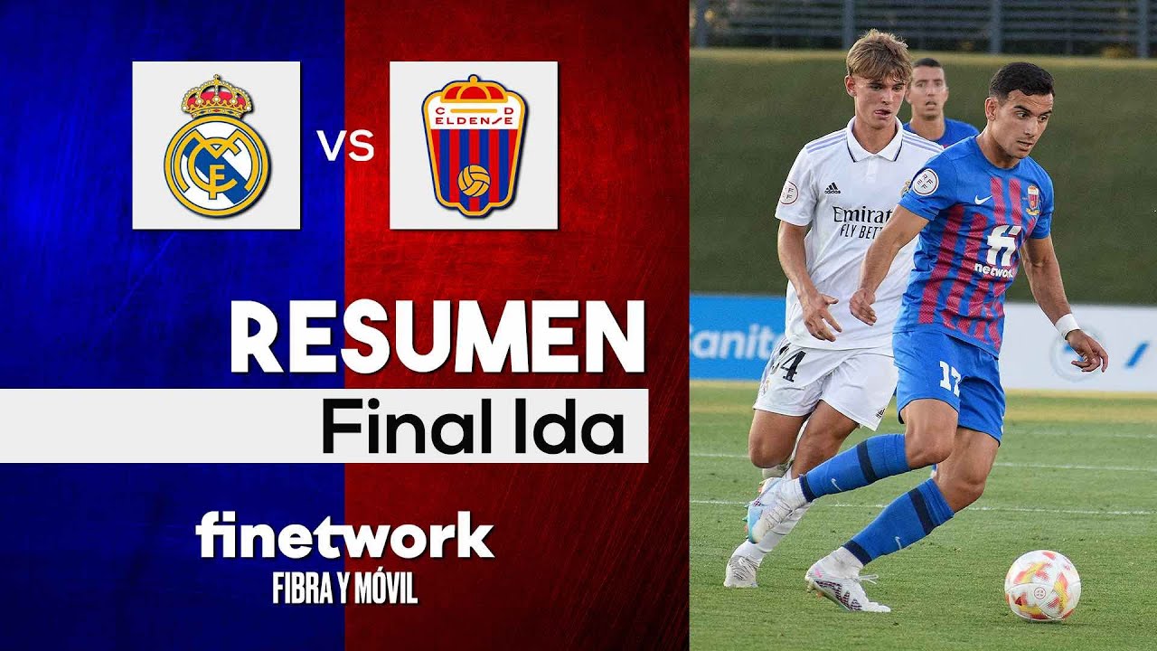 Resumen del Real Madrid CF Castilla - CD Eldense (1-1) - YouTube