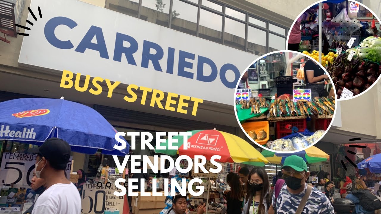 The Real Scenes in Carriedo Street/ Exploring Carriedo/ Quiapo, Manila ...