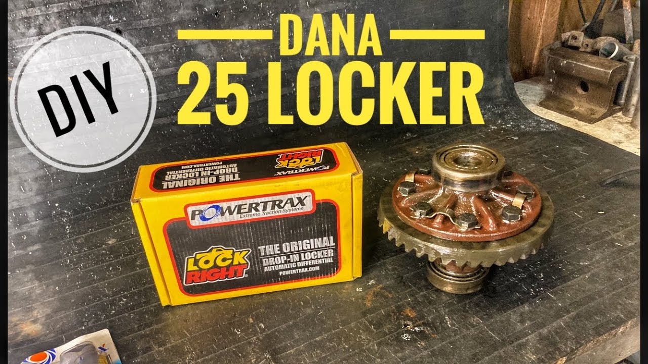 Kaiser Willys CJ2A Dana 25 front locker install CJ3A CJ5 M38 CJ3B - YouTube