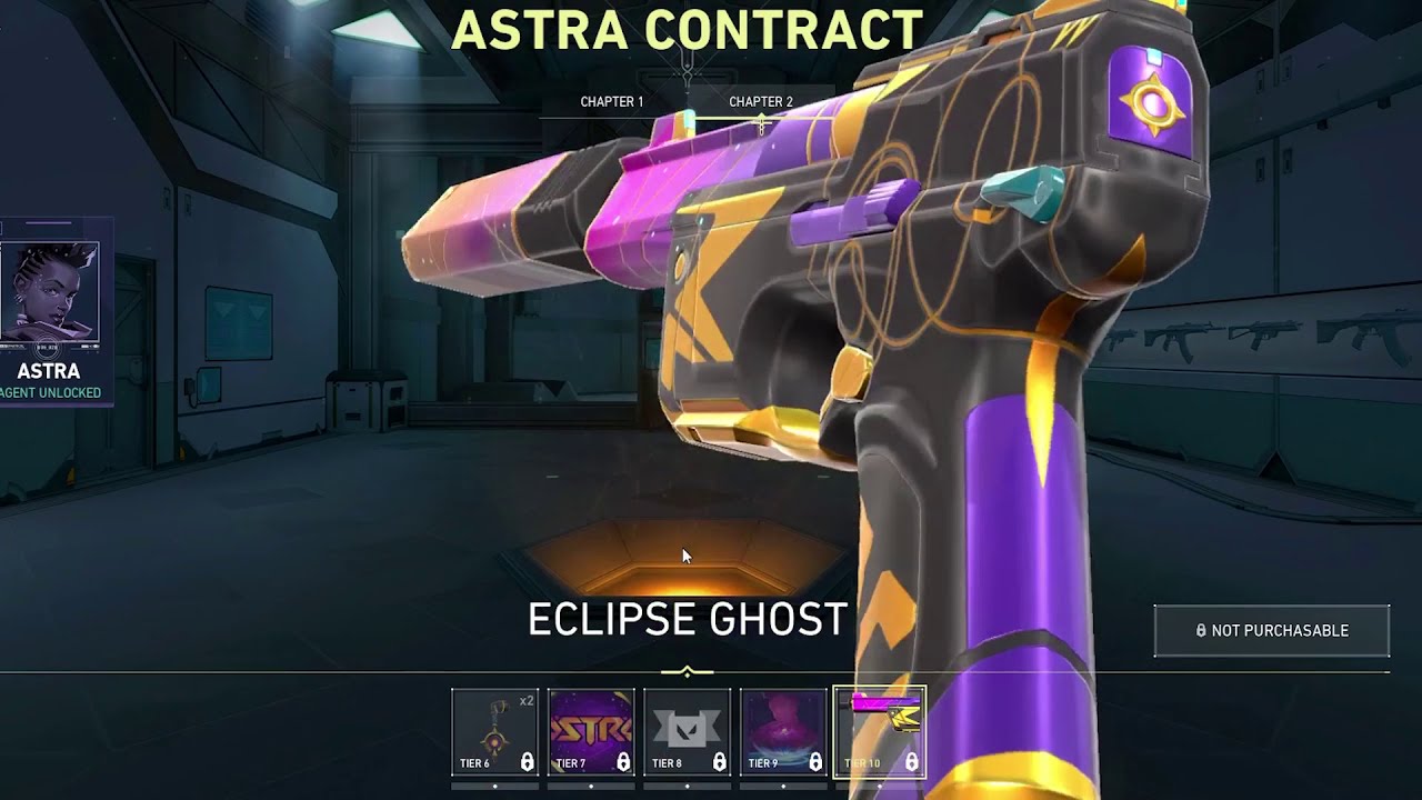The FULL Astra VALORANT Contract (Skins, Sprays & Player Cards) - YouTube