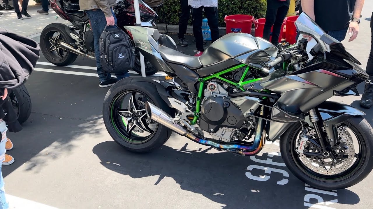 Sunday ride and going to a bike event to see @imKay all new Kawasaki ...