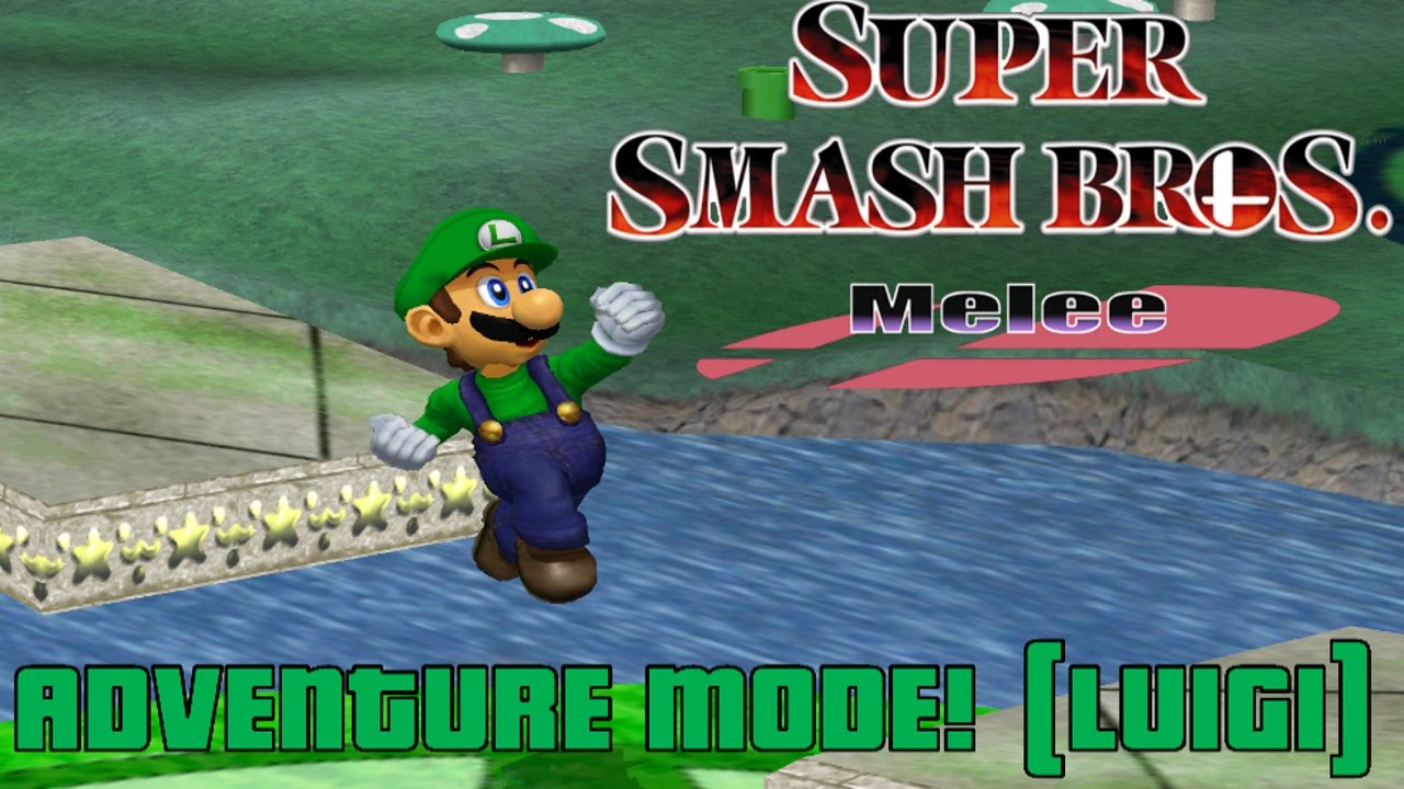 Super Smash Bros. Melee - Adventure Mode (Luigi) - YouTube