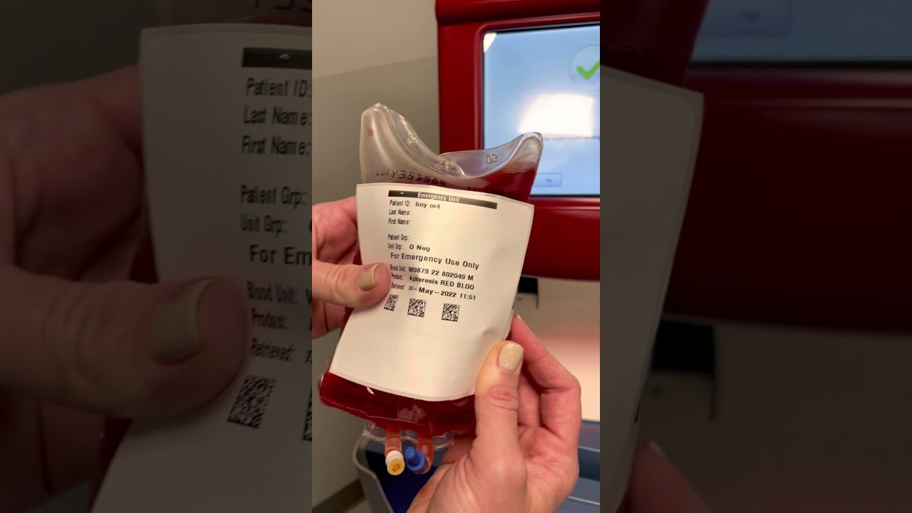 Blood Track- Removing Emergency Release Blood - YouTube