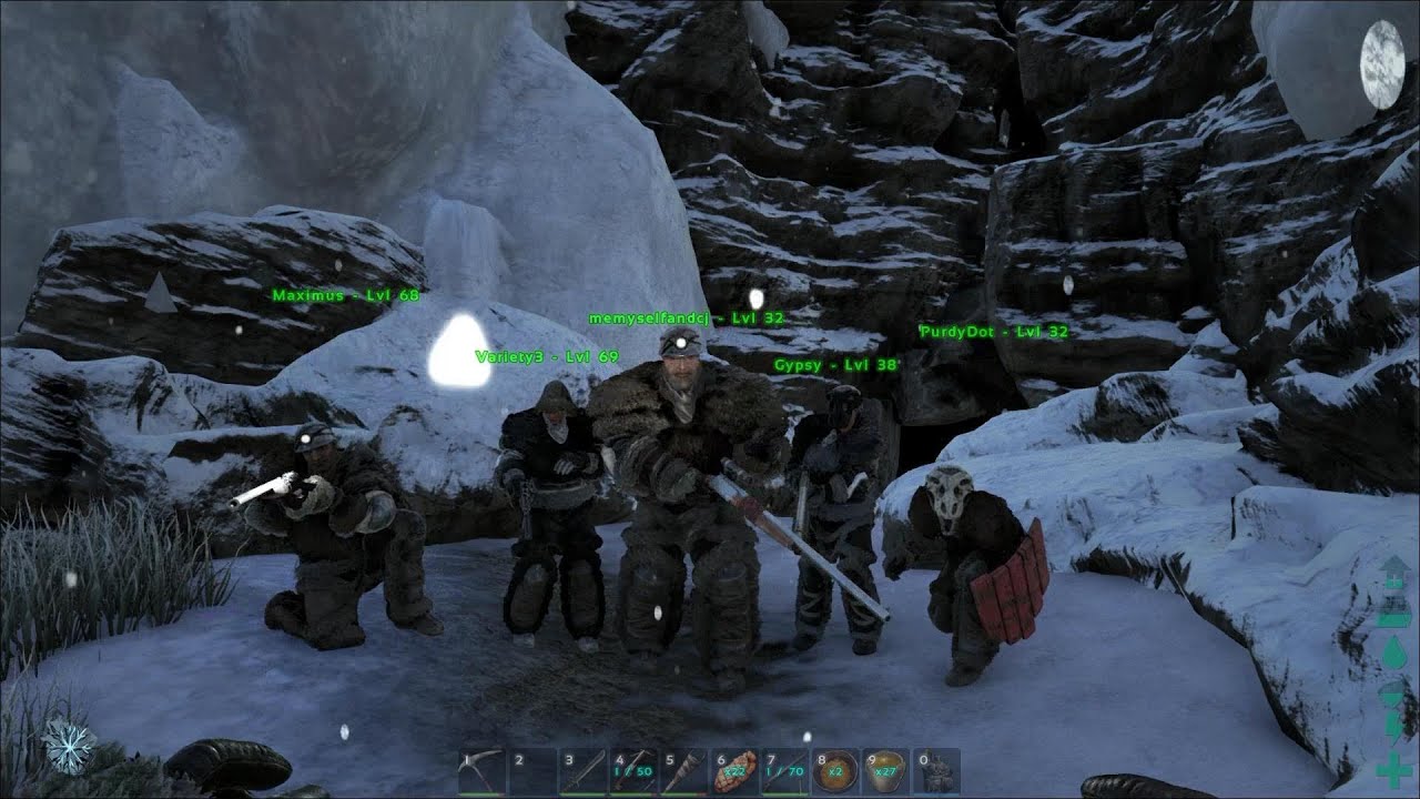 Ark Survival Evolved EP68 "Ice Cave" - YouTube
