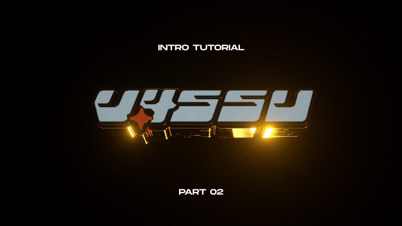 HOW I MADE MY YOUTUBE INTRO | PART 02 | CINEMA 4D | CHROME & Y2K LOGO ...