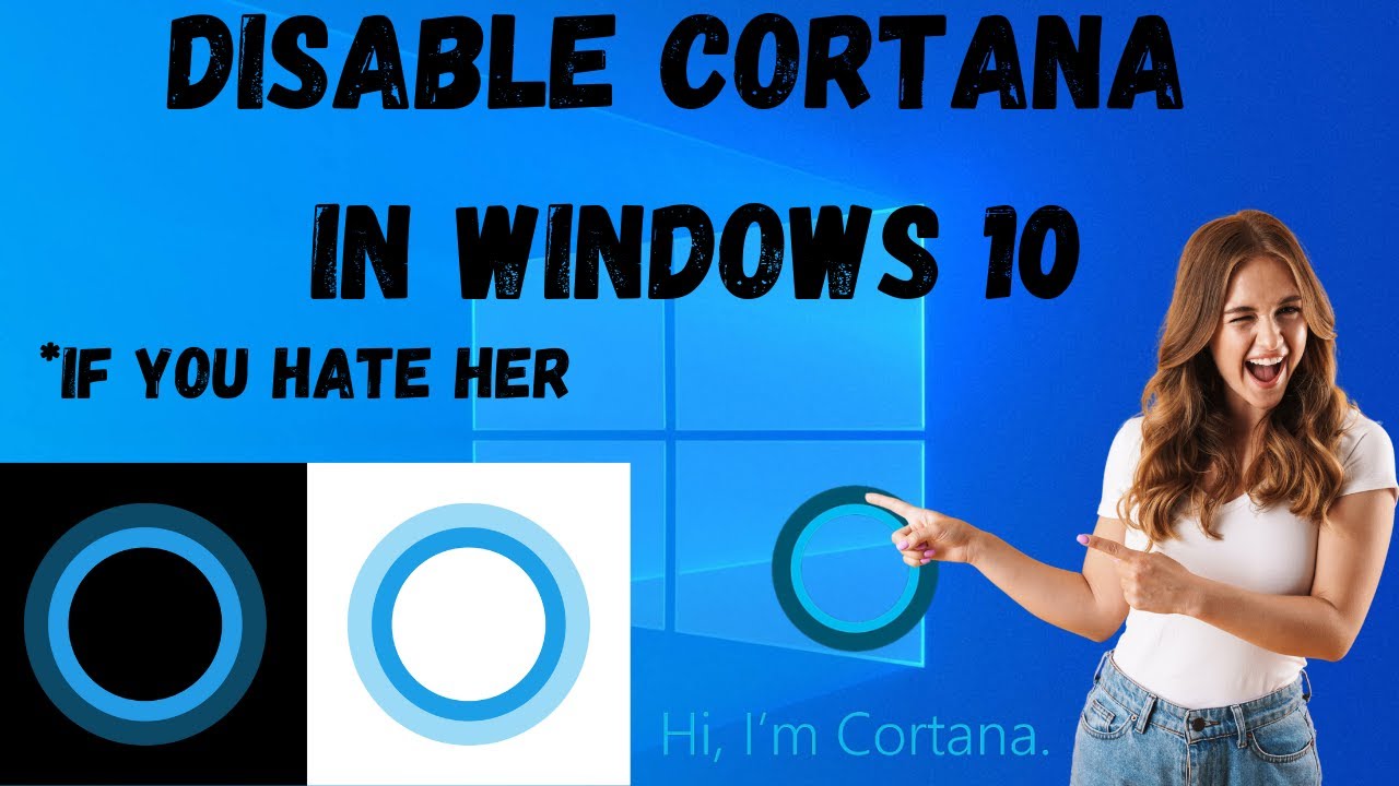 How To Disable Cortana In Windows 10 In 2022| How To Disable Cortana ...