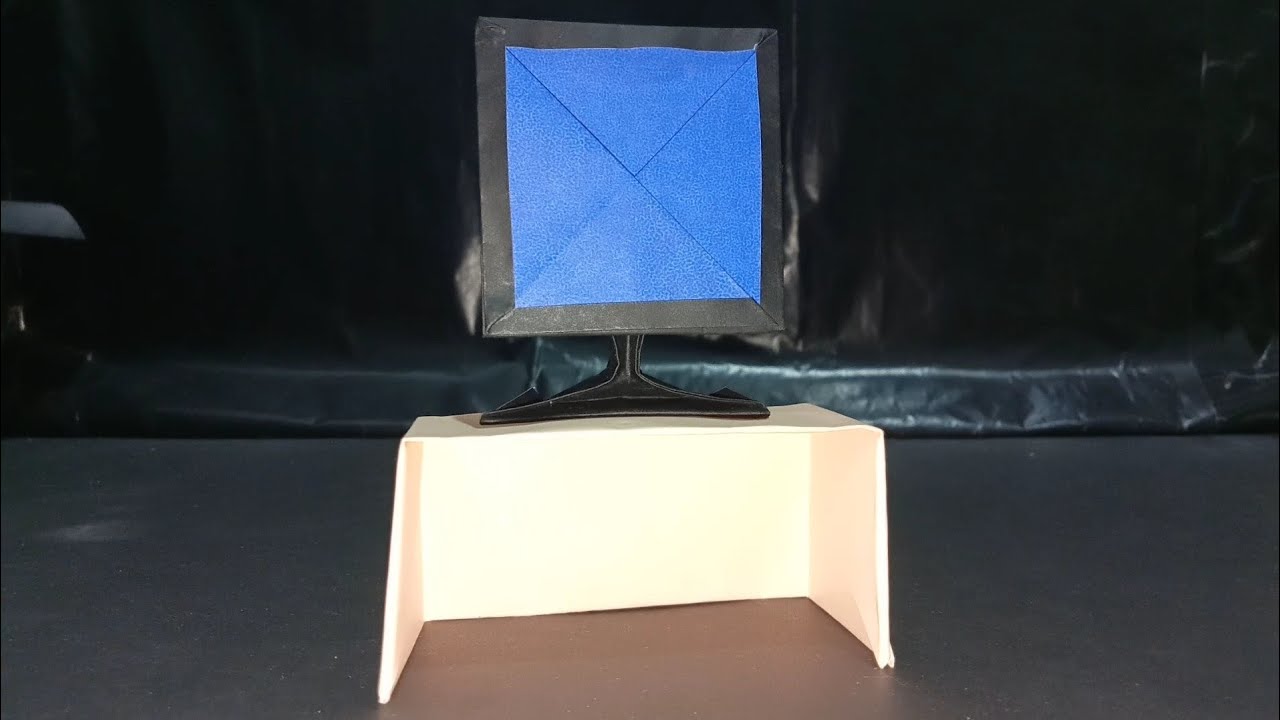 PAPER CRAFT : Origami TV |Design : Origami Song | Origami Monitor ...