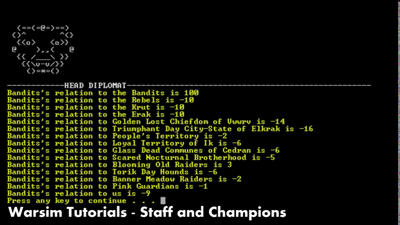 Warsim Tutorials - Staff and Champions - YouTube