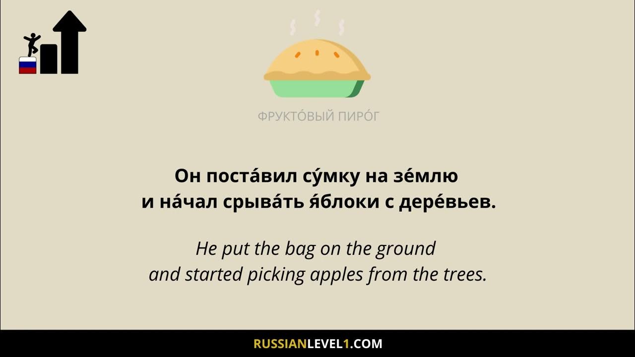 Very Slow and super Easy Reading in Russian for Beginners /Basic ...