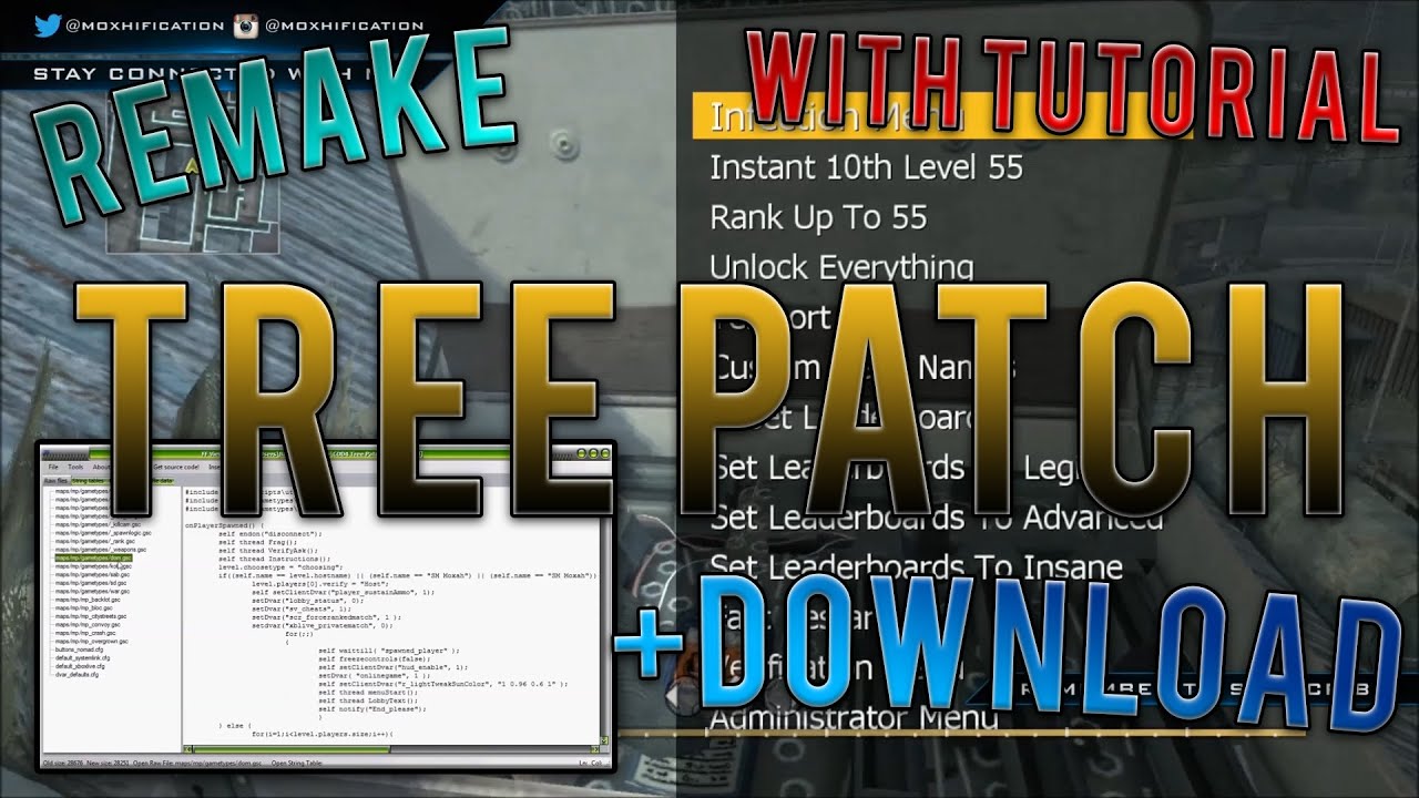 Old School Mods: COD4 TU4 Final Tree Patch Remake | With Tutorial | +Download - YouTube