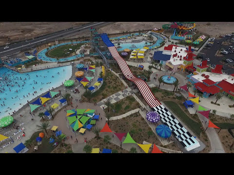 DJI Drone Aerial Video of the Cowabunga Bay Water Park Henderson, NV ...