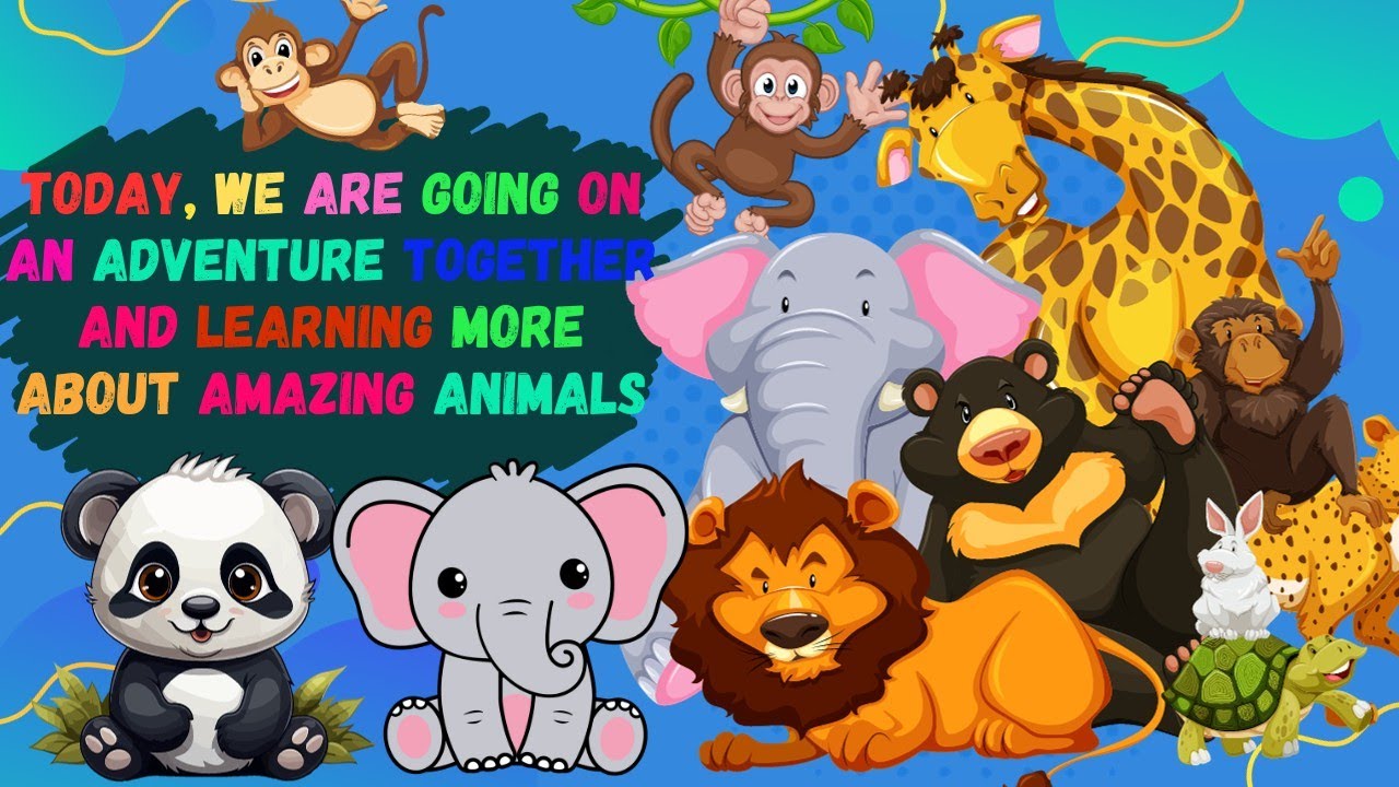 animals for kids video | cartoons for children - YouTube