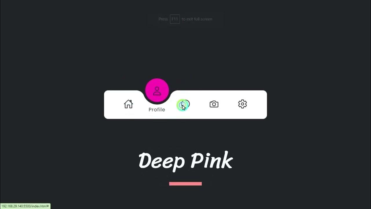 Magic Navigation Menu Indicator Using Html Css And Javascript Navbar In Html Css Youtube