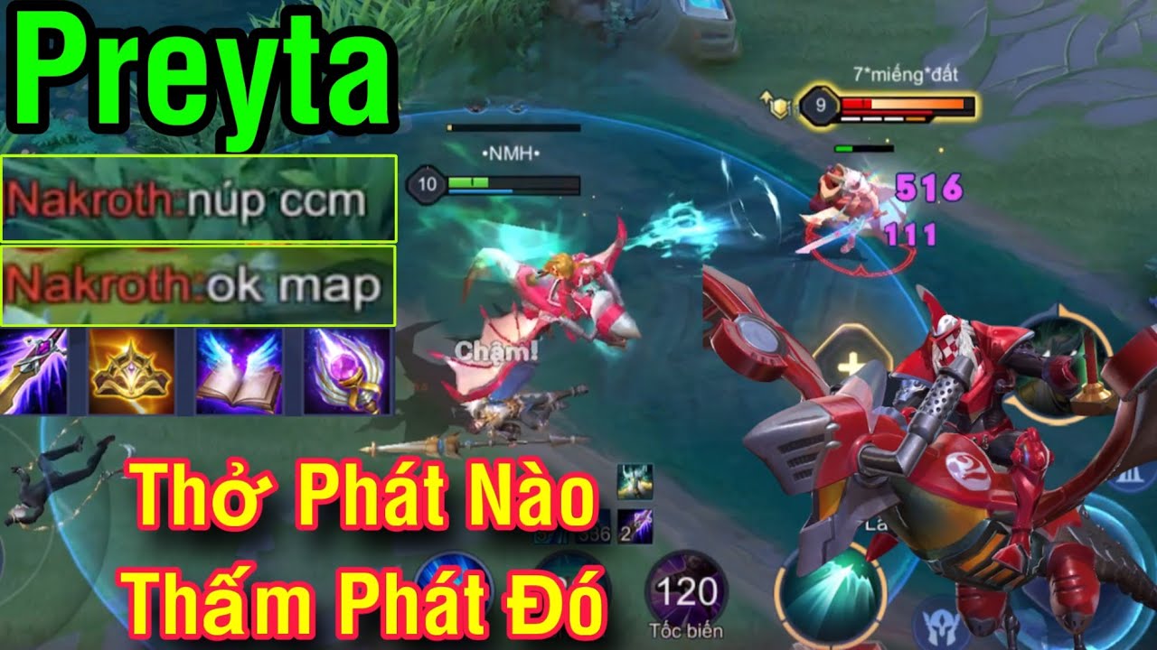 PREYTA Liên Quân || Trang Bị và Bảng Ngọc Mạnh Nhất Thở Phát Nào Thốn Phát Đó - YouTube