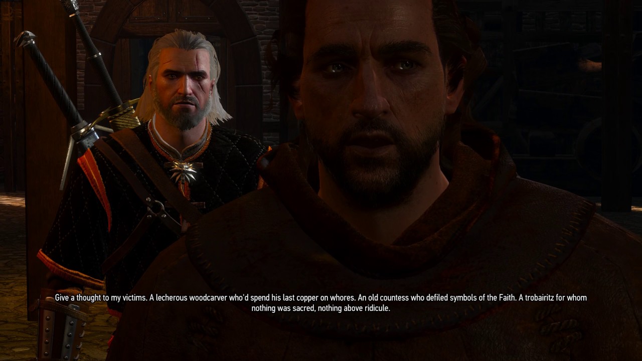 The Witcher 3 - Fighting the High Vampire (Hubert) - YouTube