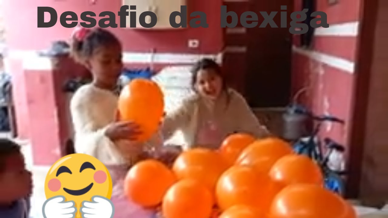 Desafio das bexigas com Aninha e Dedinho: o que tem dentro? - YouTube