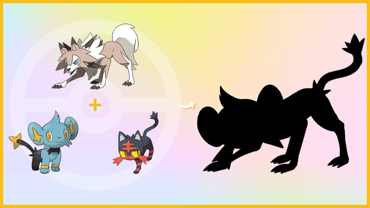 Pokemon Fusion | Lycanroc + Litten + Shinx - YouTube