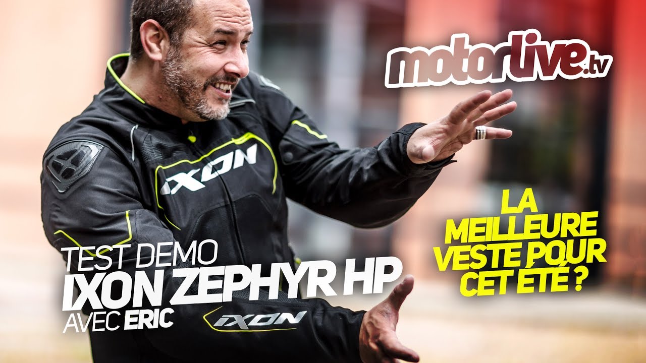 TEST DEMO | Veste IXON ZEPHYR, la meilleure veste pour cet été ? - YouTube