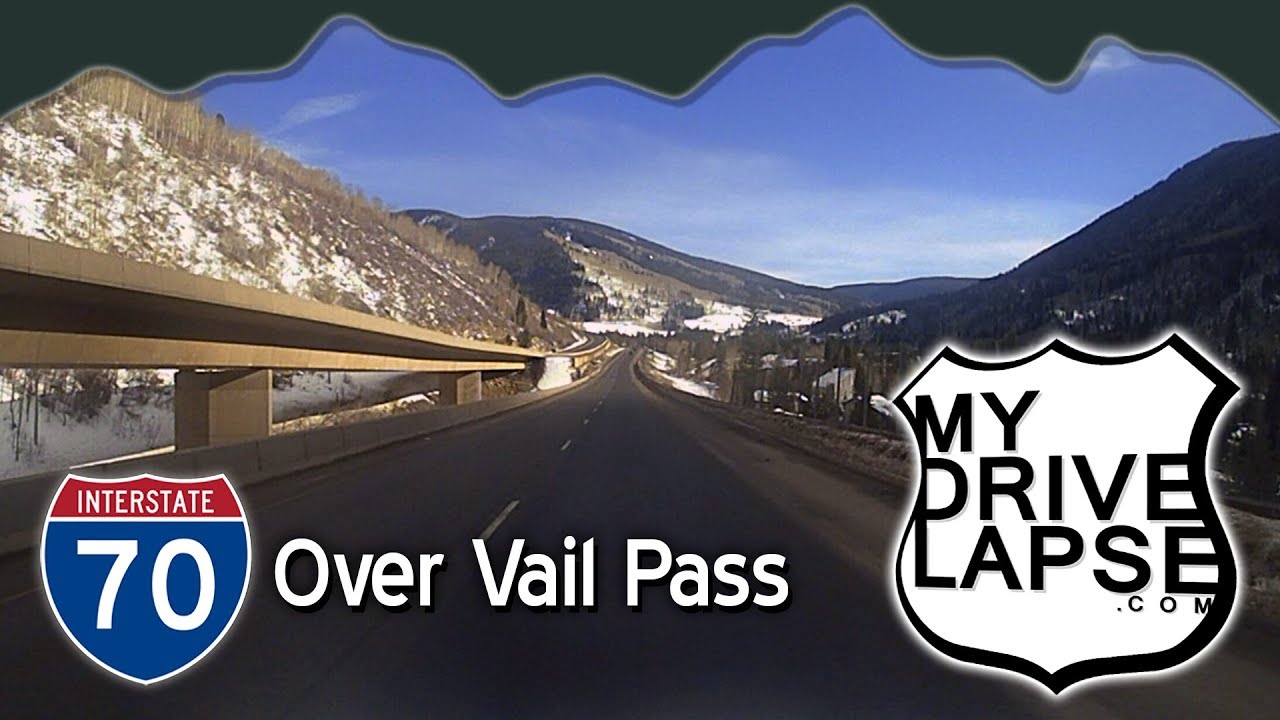 Interstate 70 over Vail Pass, Colorado, to Frisco - YouTube