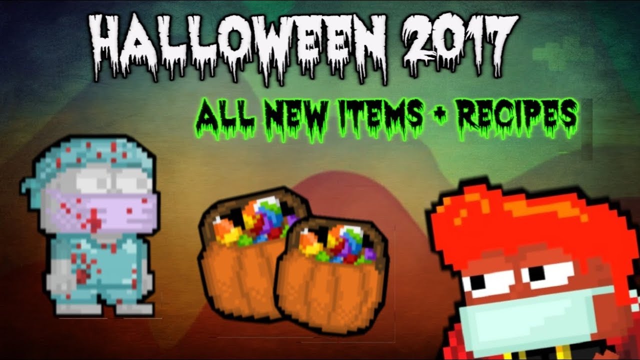 GROWTOPIA | ALL NEW ITEMS - HALLOWEEN 2017 [ENG] - YouTube