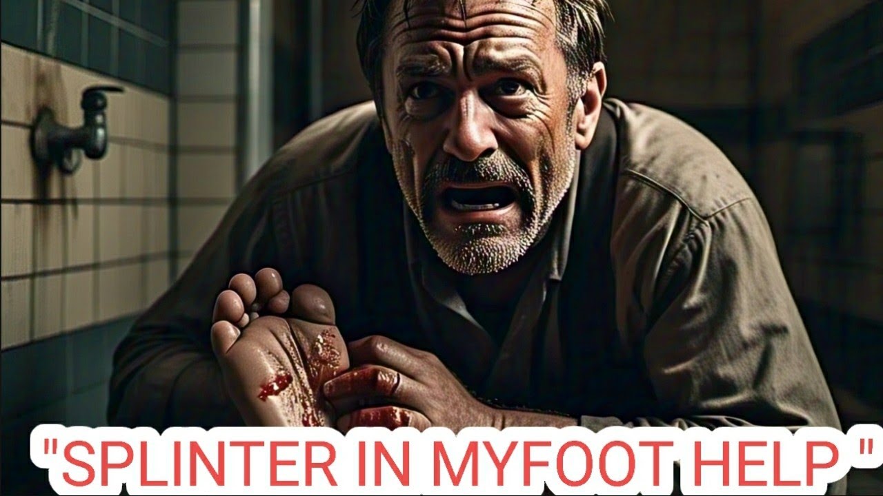 SPLINTER WENT UP IN MY FOOT 😳😭😭 - YouTube