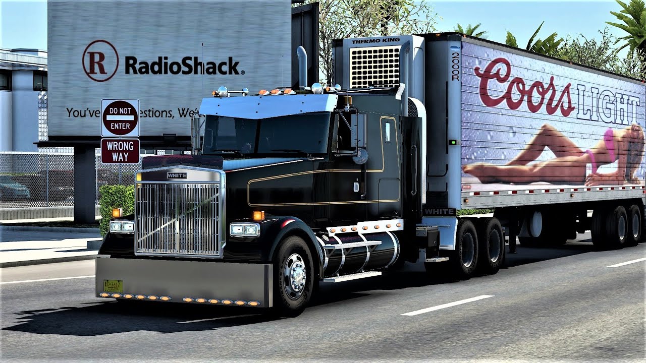 ATS Mods 4K★ 1.46 | Free Mod 90's Corporation Truck | American Truck ...