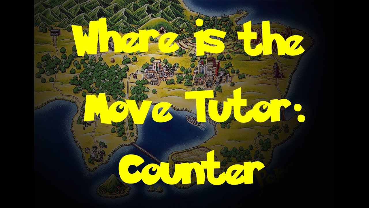 Where Is: The Move Tutor - Counter (Pokemon Fire Red/Leaf Green) - YouTube