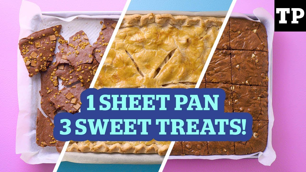 1 Sheet Pan 3 Easy Baked Dessert Ideas Eats Treats YouTube 1-sheet-pan-3-easy-baked-dessert-ideas-eats-treats-youtube