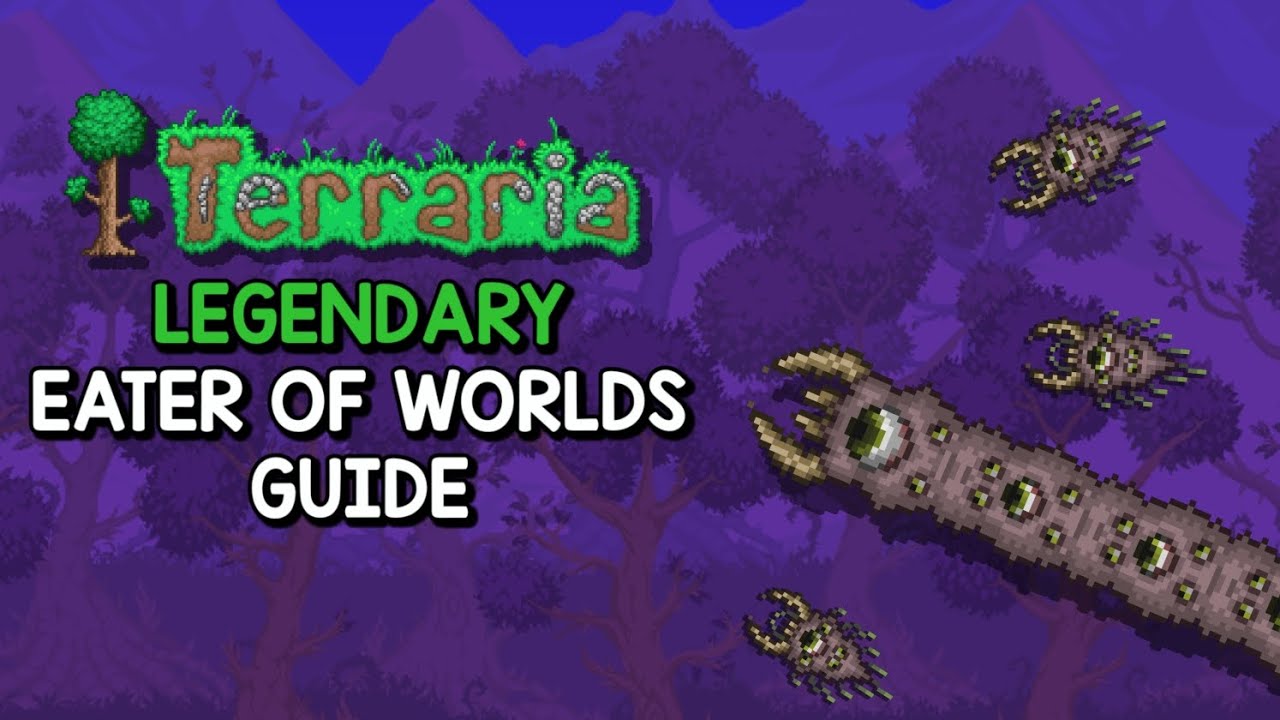 The EASIEST Way to Beat LEGENDARY Eater of Worlds!! - Terraria 1.4.4 ...