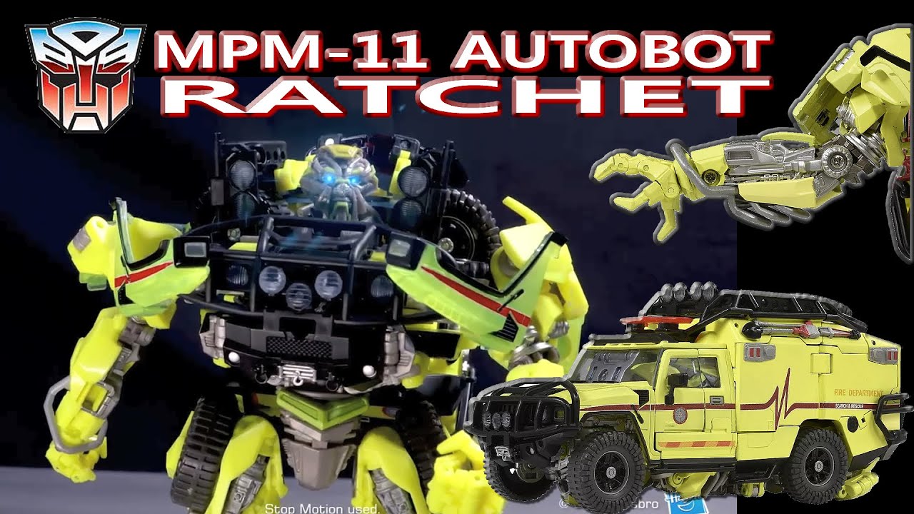 TRANSFORMERS MOVIE MASTERPIECE MPM-11 Autobot RATCHET - YouTube