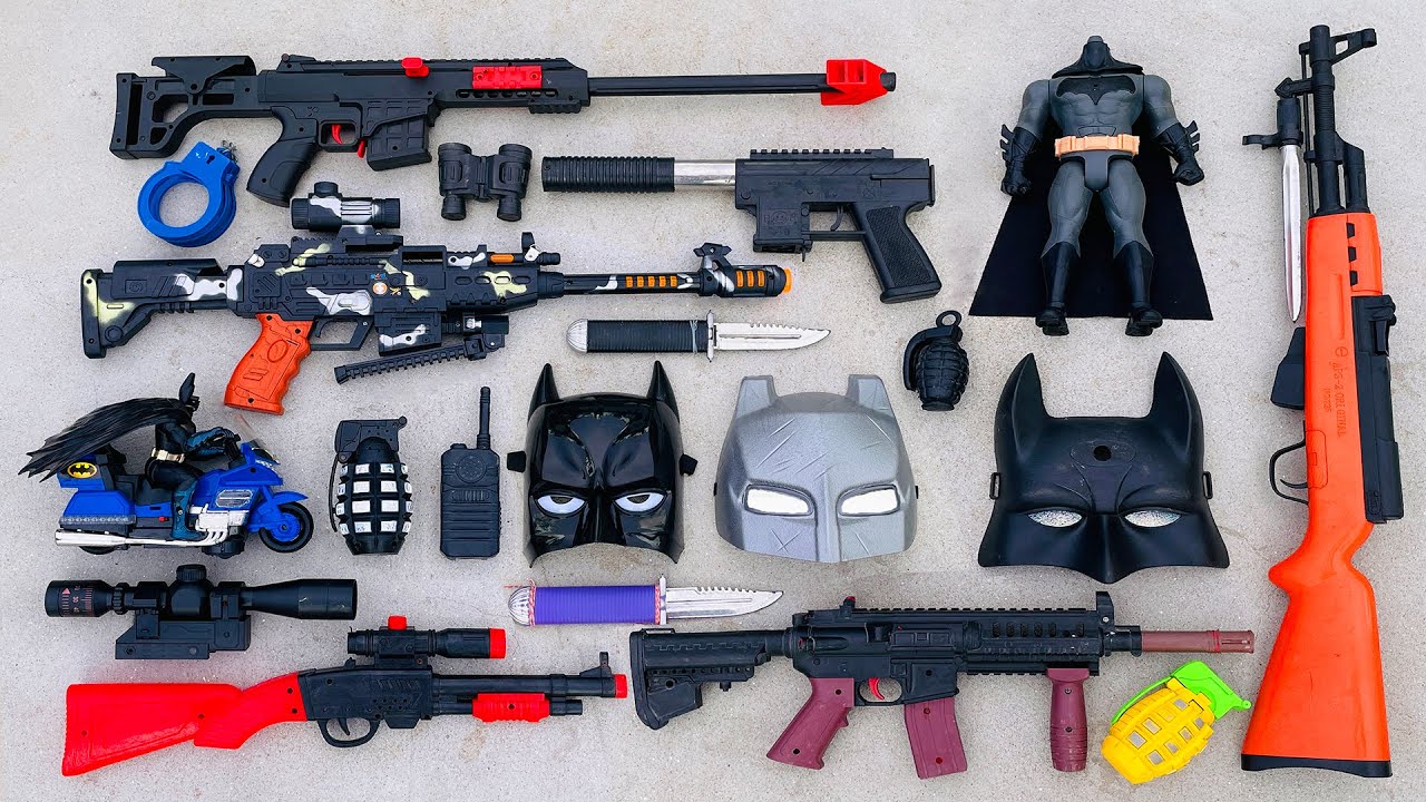 All the Justice League Batman Weapons Guns & Equipment - Sniper Rifle ...